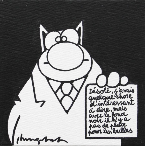 Geluck expose le Chat à la galerie Pallade - Sandrillon in Lyon